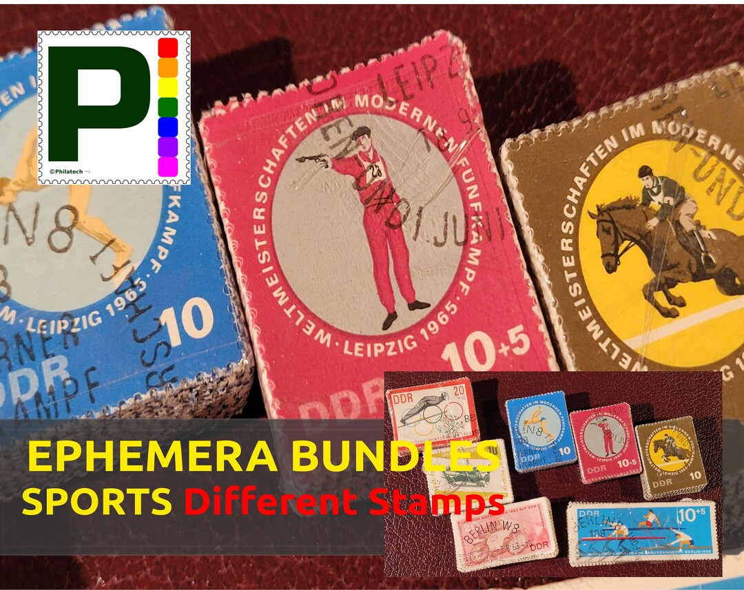 7 SPORTS Bundles of 100 Each | Different Sport From the 60' | Postage ...