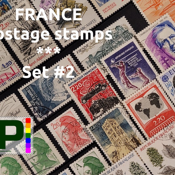 French Stamps - Etsy