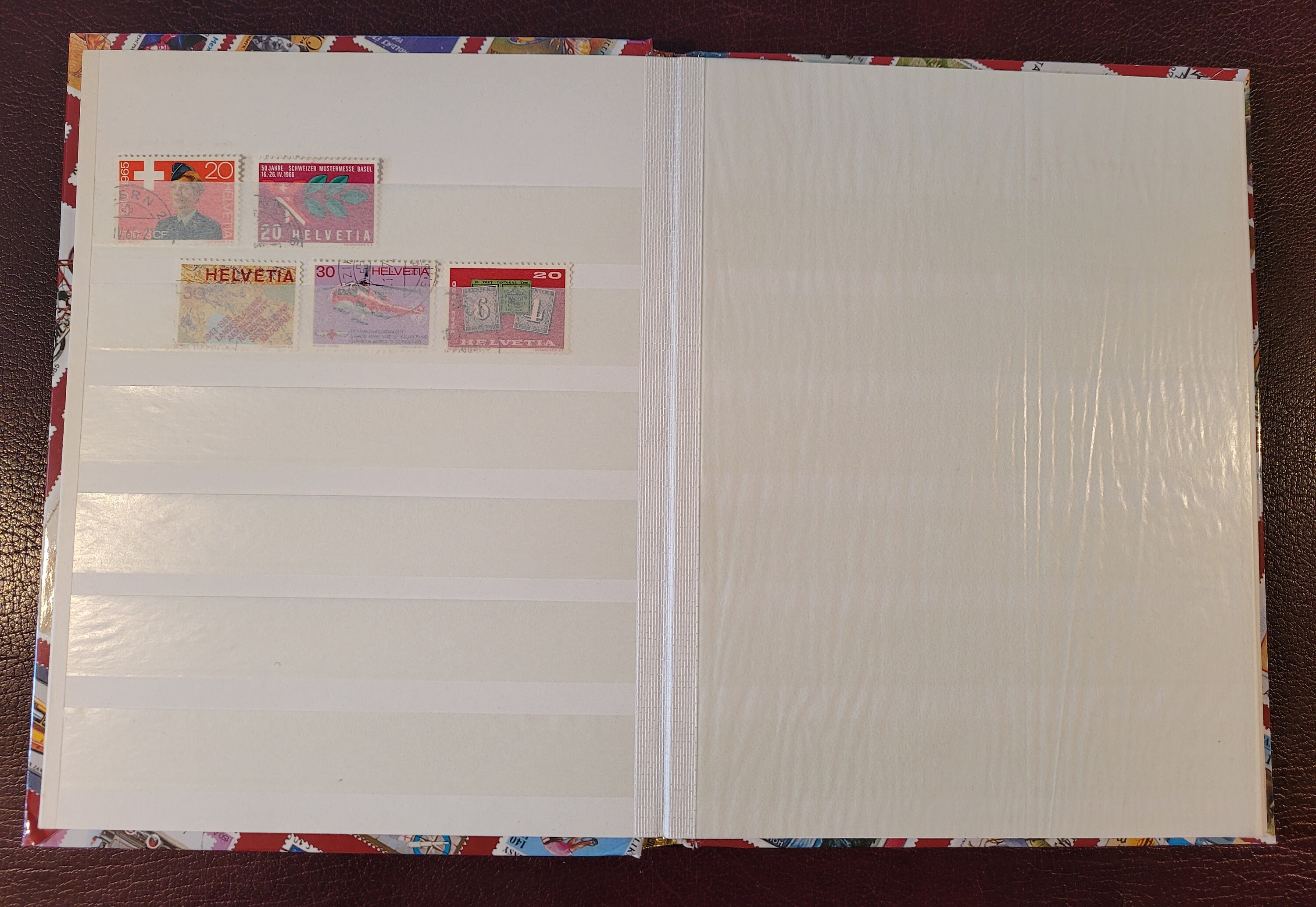 COLORFUL Stamp Stockbooks 3 to Choose From 10x Glassine - Etsy