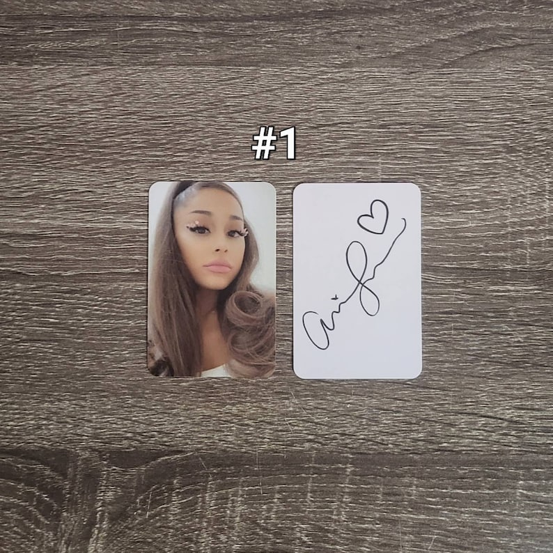 Ariana Photocards Ari AG - Etsy