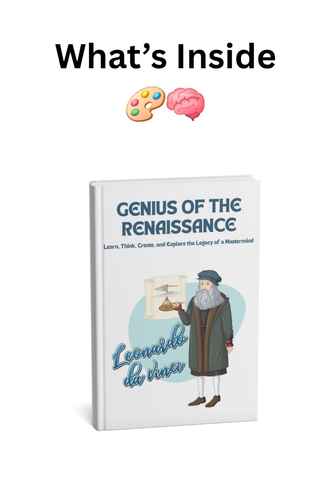 Leonardo Da Vinci Printable Activity Book for Kids (ages 9–13) | 20 ...