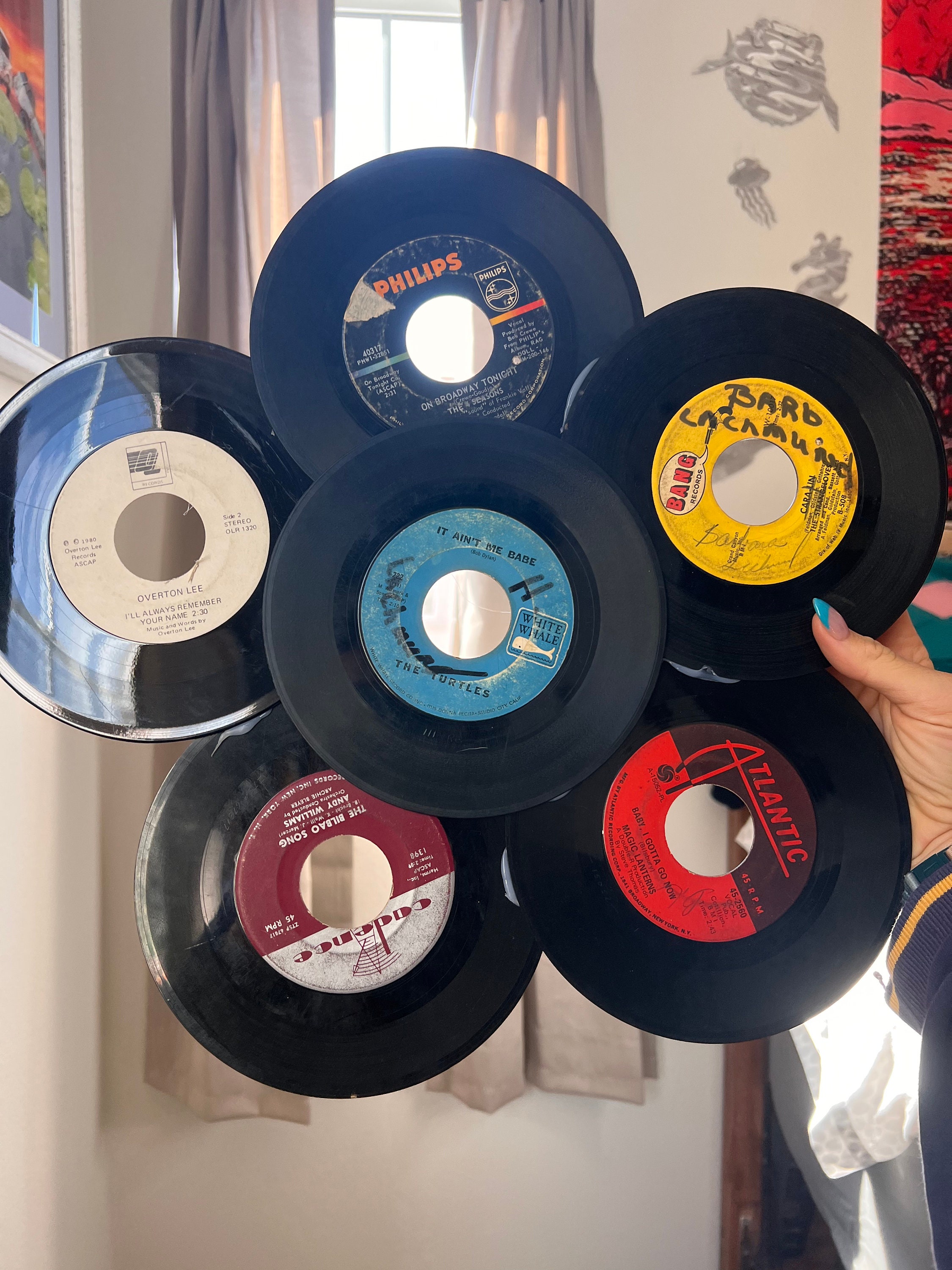 Mini (single) Vinyl Record Wall Art - Etsy