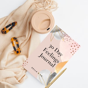 Mental Health 30 Day Feelings Journal, Mental Health Journal, Feelings ...