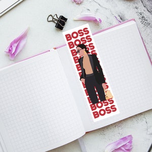 Laminated Boss Babe Bookmark, Bosses Day Gift, Boss Babe, Boss Gift ...