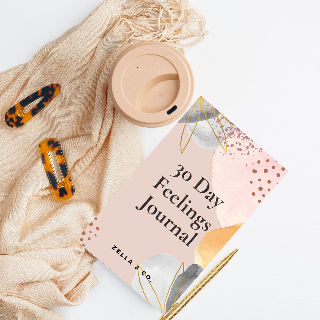 Mental Health 30 Day Feelings Journal, Mental Health Journal, Feelings ...