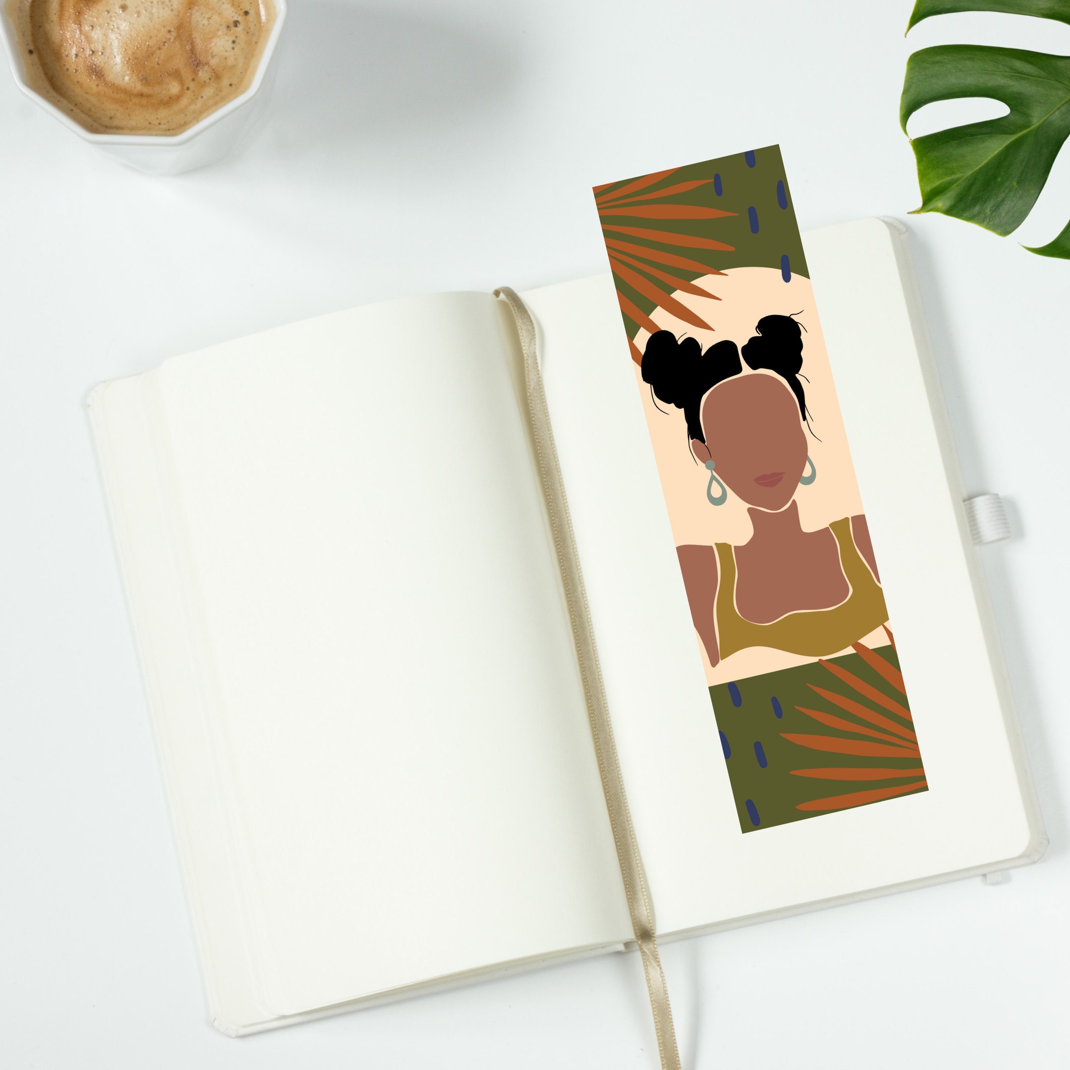 African American Woman Bookmark Abstract Woman Bookmark - Etsy