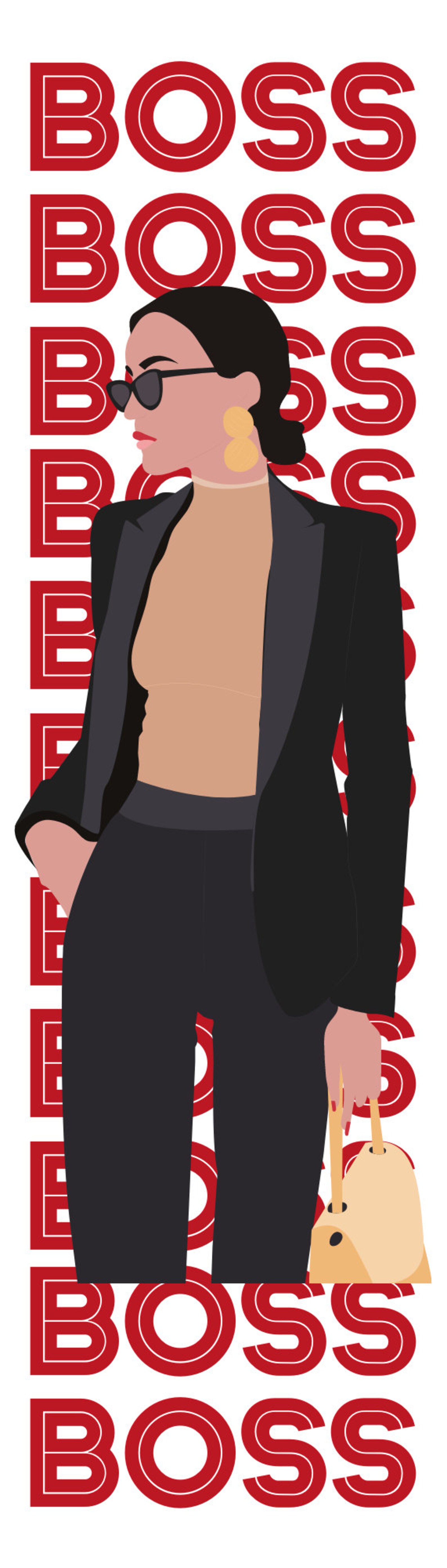 Laminated Boss Babe Bookmark Bosses Day Gift Boss Babe Boss | Etsy