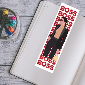 Laminated Boss Babe Bookmark, Bosses Day Gift, Boss Babe, Boss Gift ...