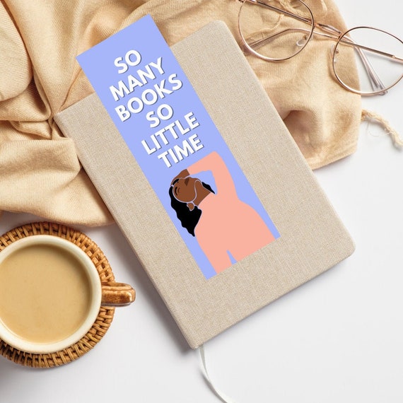 So Many Books so Little Time Laminated Bookmark Funny - Etsy
