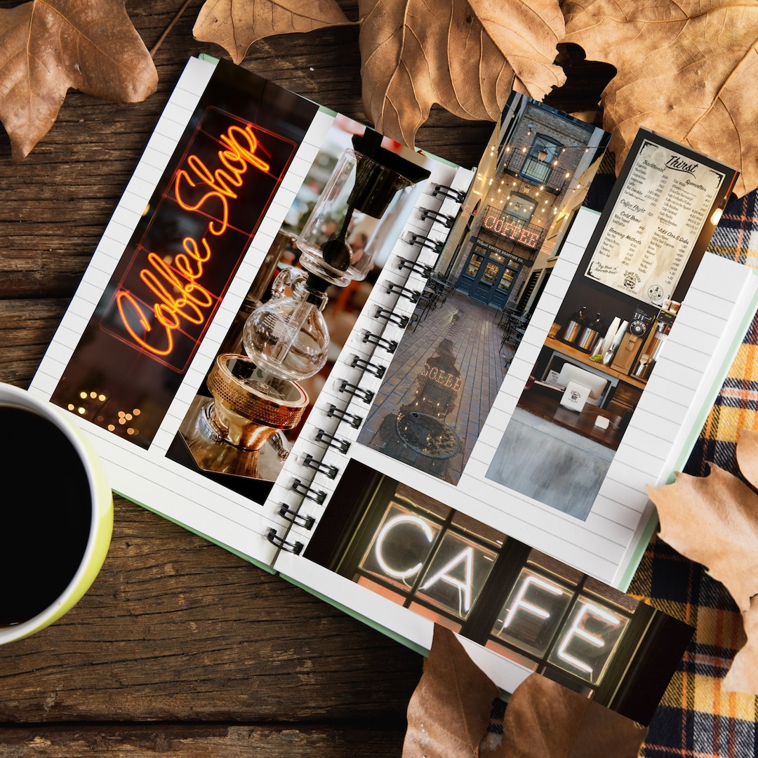 Laminated Set of 5 Coffee Bookmarks, Coffee Theme Bookmark, Bookmark ...
