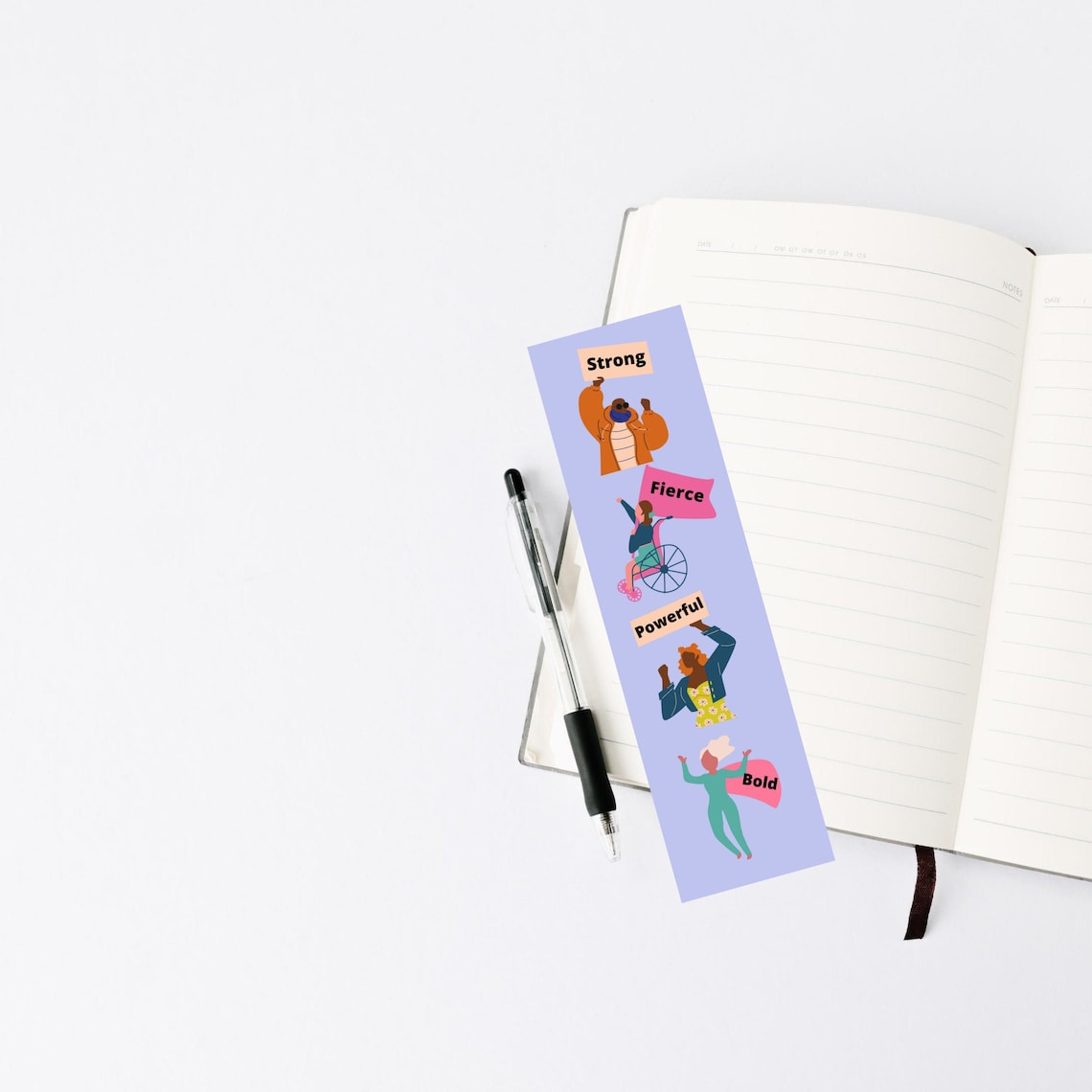 Empowered Women Bookmark, Intersectional Feminism Bookmark, Women's ...