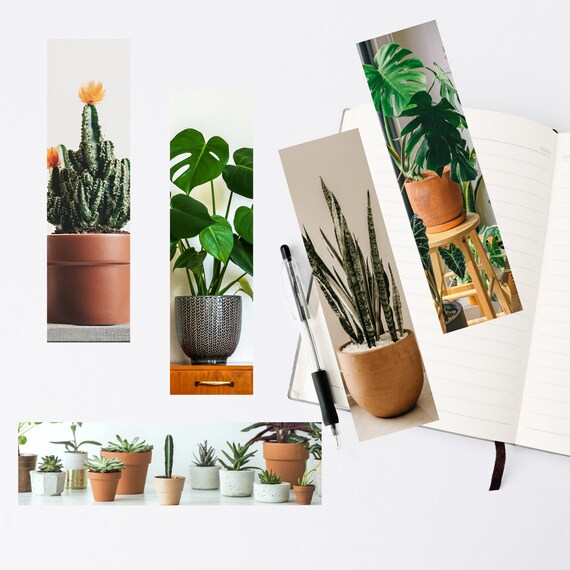 Laminated Plant Bookmark Set Plant Lover Bookmark Set Plant - Etsy