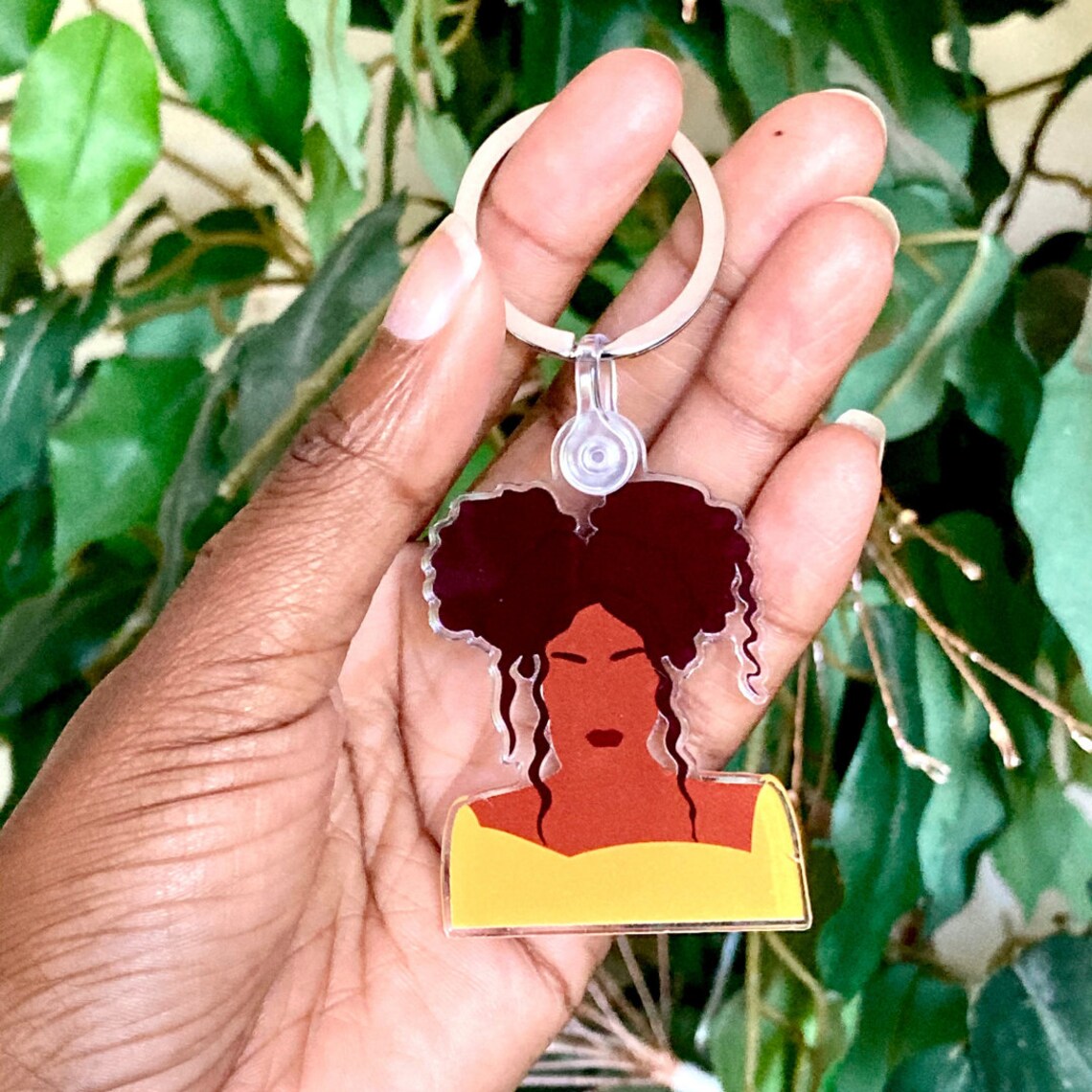 Black Girl Magic Acrylic Keychain Black Woman Keychain - Etsy