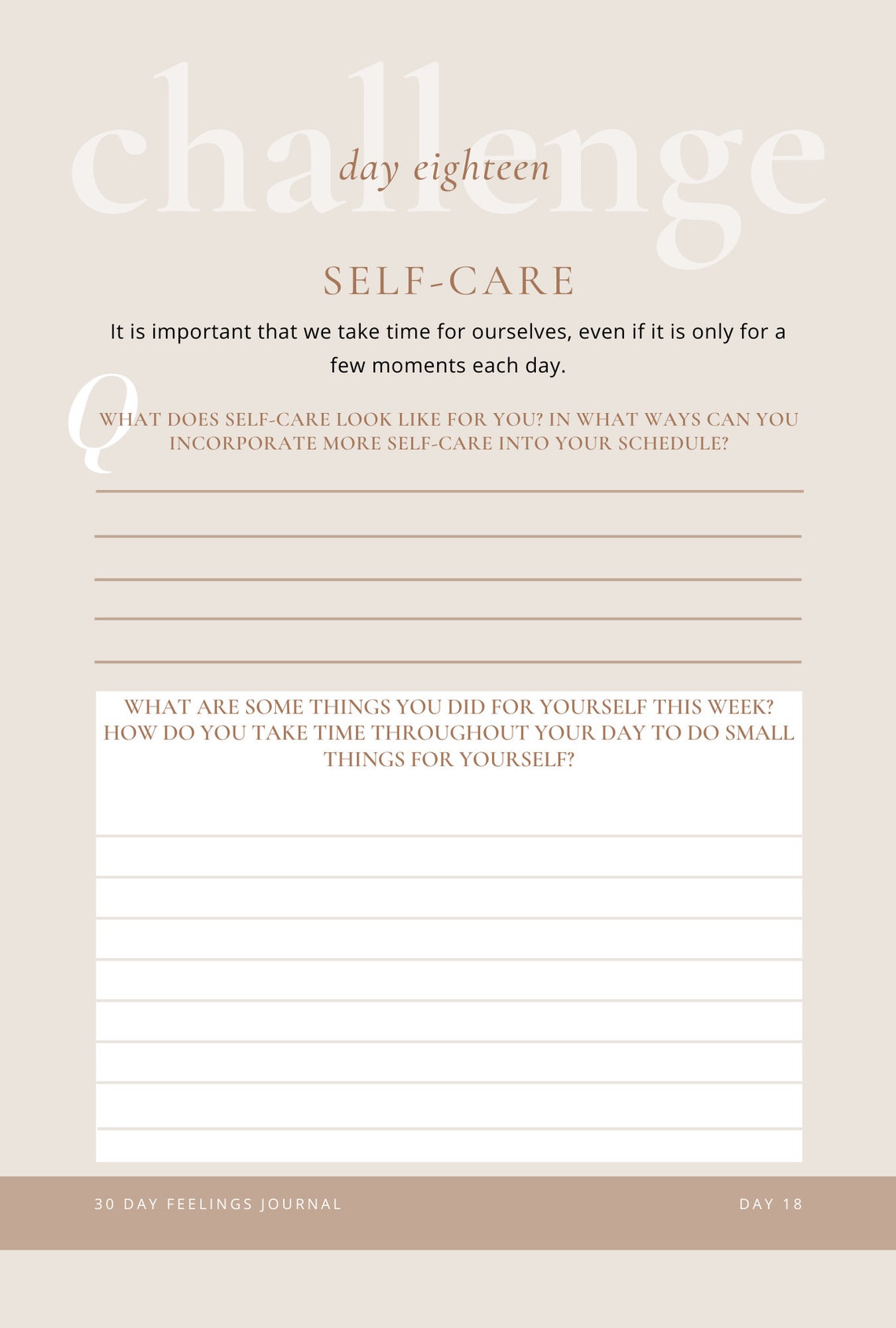 Mental Health 30 Day Feelings Journal Mental Health Journal - Etsy