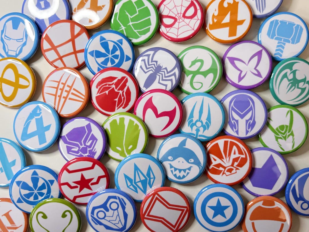 Marvel Rivals Icon KO Prompt Pins - Etsy