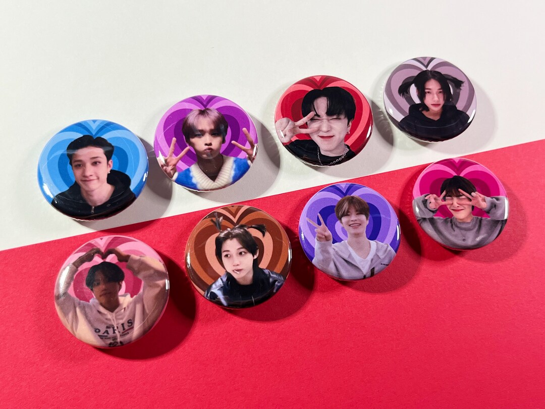 Stray Kids Heart Pins - Etsy