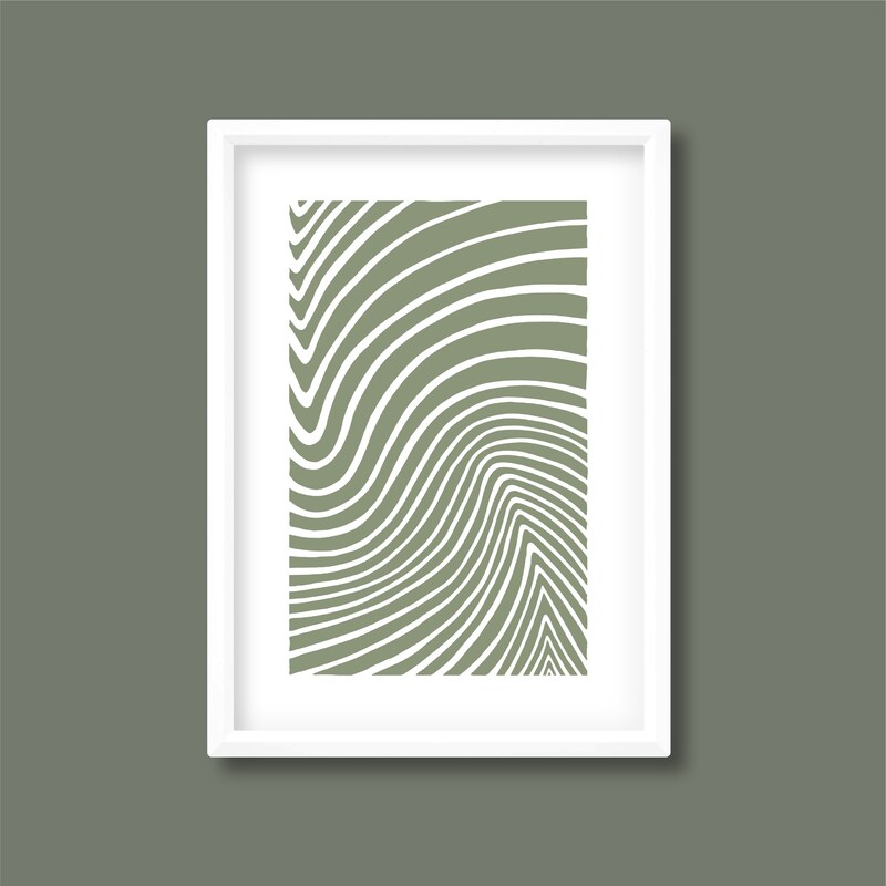 Abstract Lino Cut - Etsy
