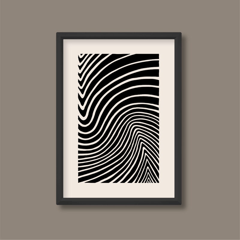 Abstract Lino Cut - Etsy