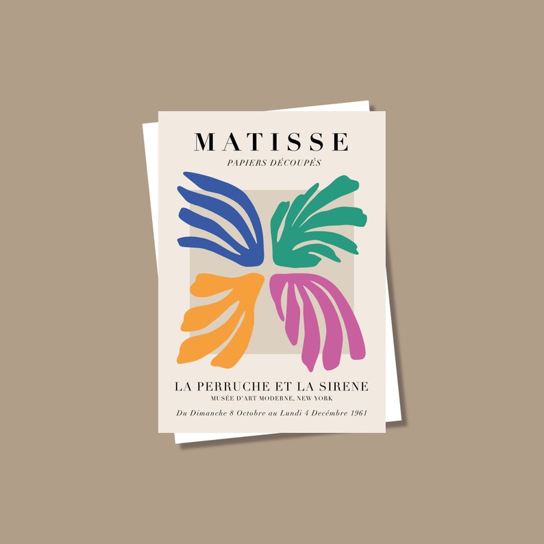 Matisse Exhibition Postcard Set of 5 Available Individually - Etsy