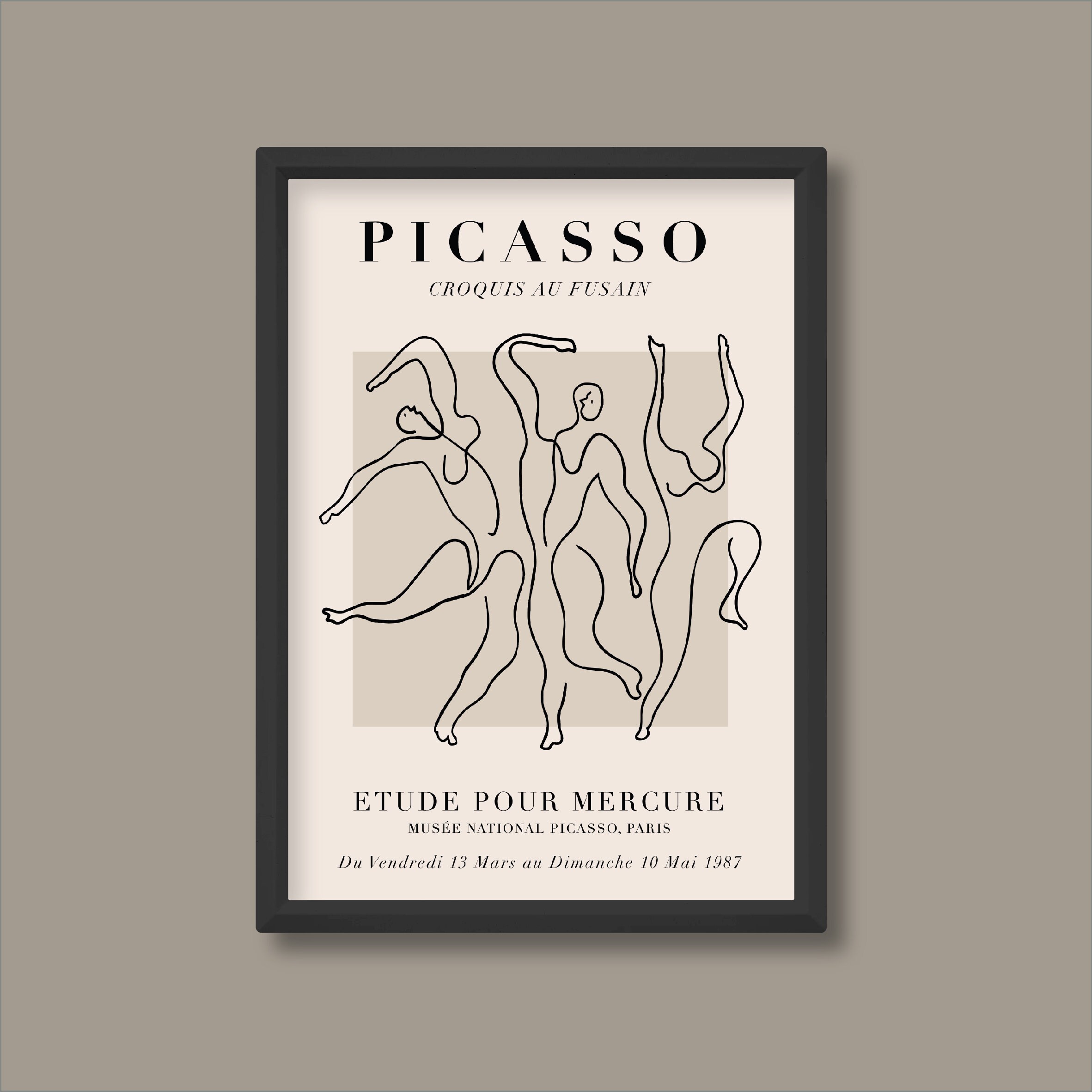 Ensemble Affiche Lot 2 Affiches Pablo Picasso Moderne Contemporain ...