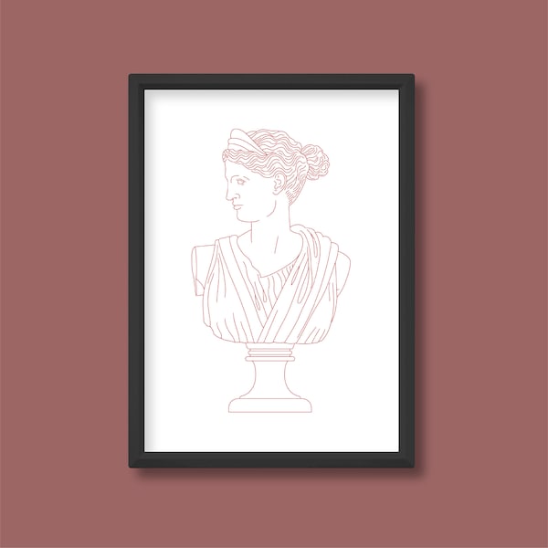 Bust Line Art - Etsy