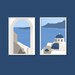 Santorini Greece Arch Print A5 A4 A3 A2 - Etsy UK