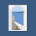 Santorini Greece Arch Print A5 A4 A3 A2 - Etsy UK