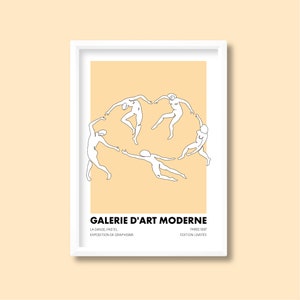 Henri Matisse Inspired Modern Exhibition Poster | La Danse (colourful ...