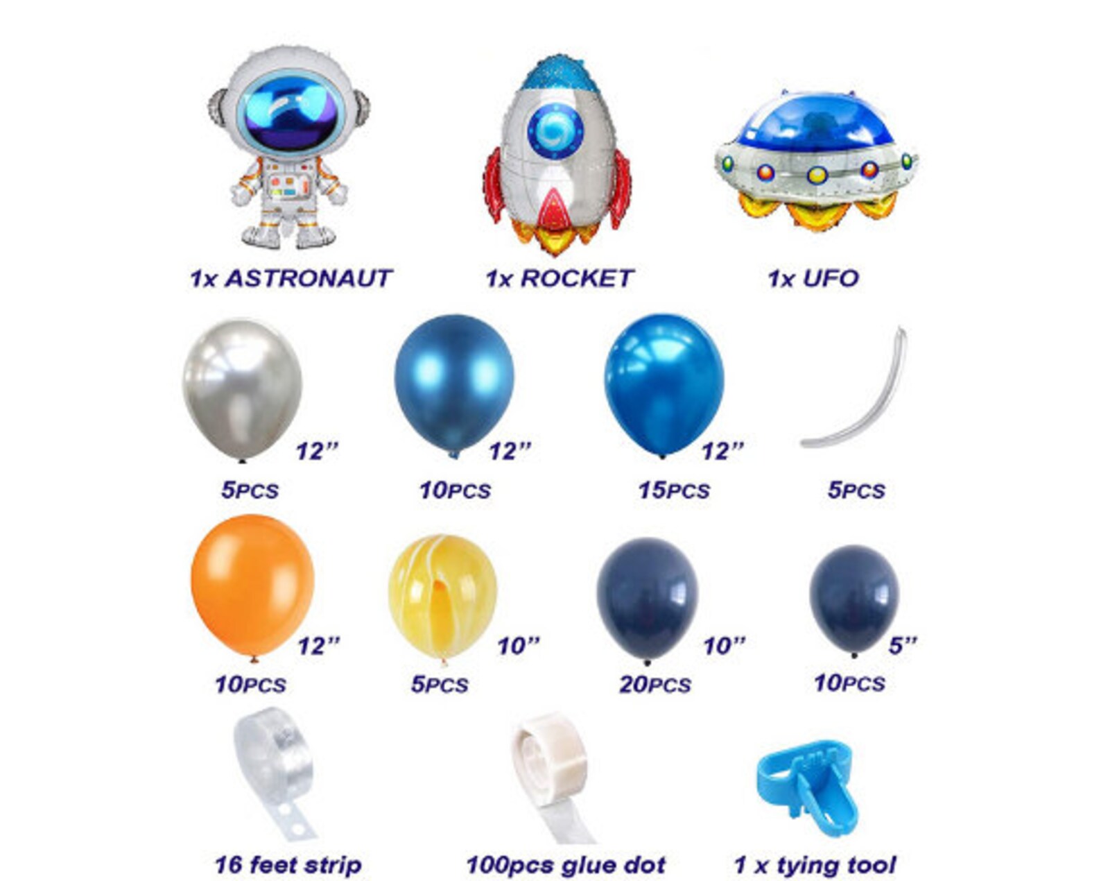 Space Party Balloon Arch Galaxy Decor Space Decor Astronaut - Etsy