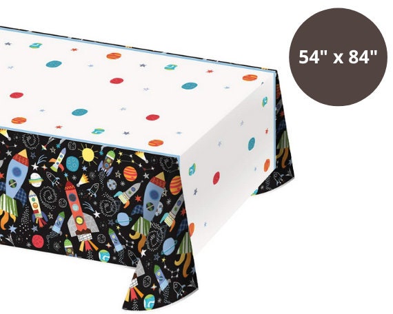 Space Party Tablecloth Galaxy Decor Space Decor Astronaut - Etsy