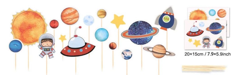 Space Party Decor Kit Galaxy Decor Space Decor Astronaut | Etsy