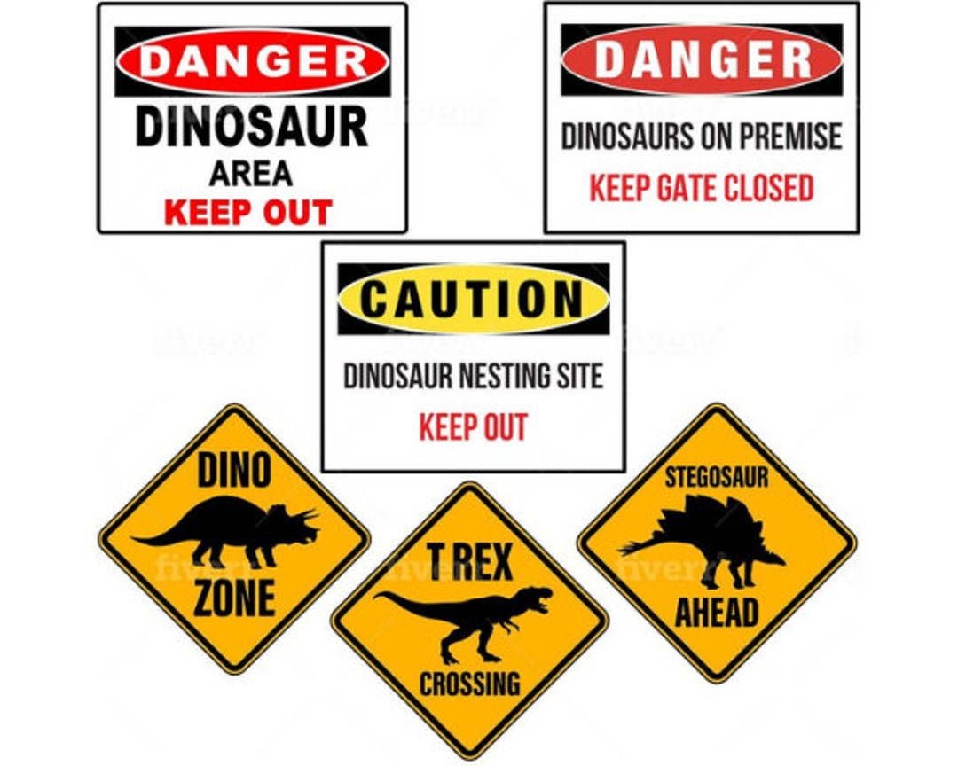 Dinosaur Party Dinosaur Signs Dinosaur Birthday Dinosaur Decor Girl ...