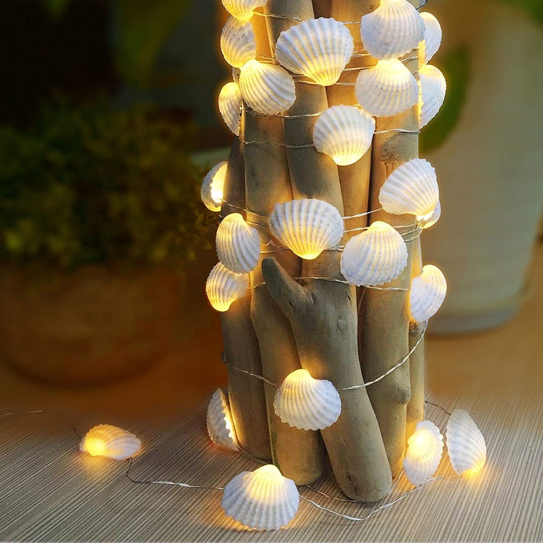 Mermaid Seashell Garland Lights Under the Sea Prom Party Decorations ...