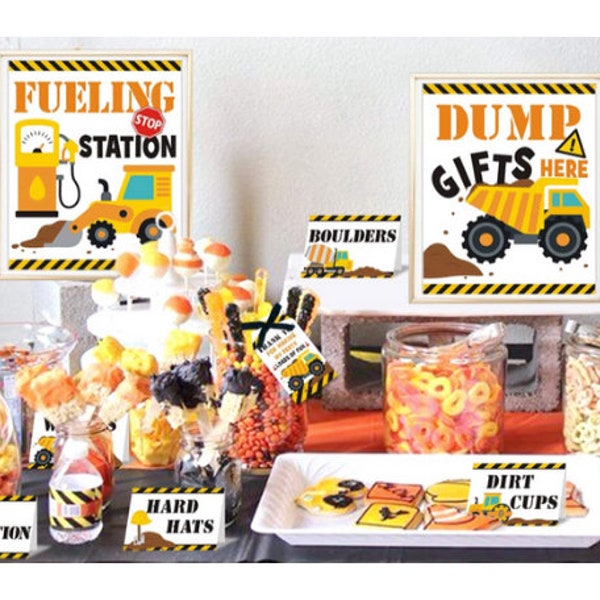Construction Party Food - Etsy