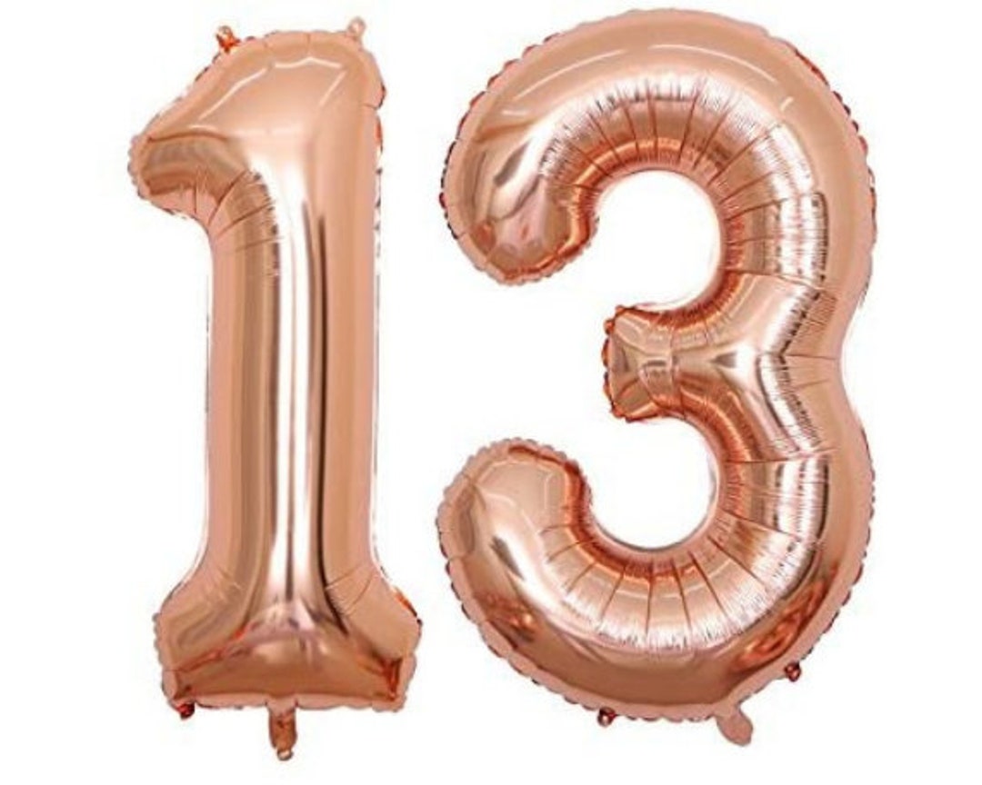 Birthday Balloons 13th Birthday Party Decorations Birthday - Etsy