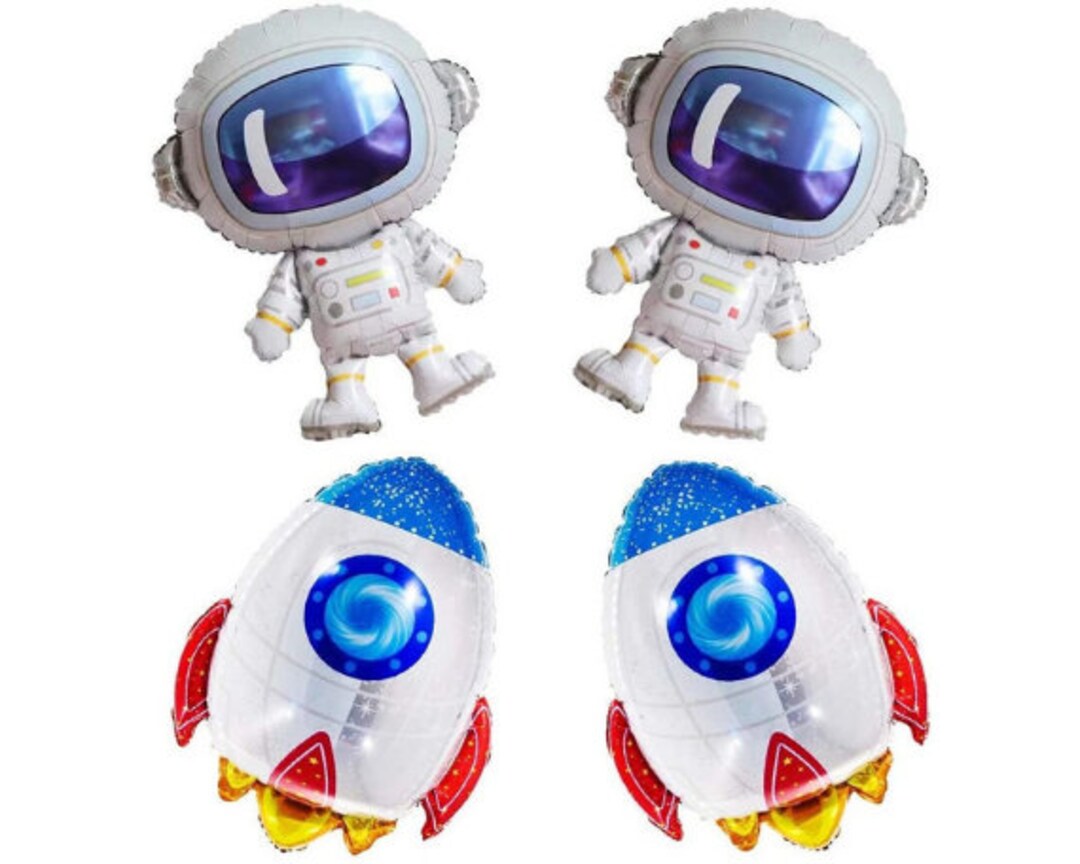 Space Party Mylar Balloons Galaxy Decor Space Decor Astronaut - Etsy