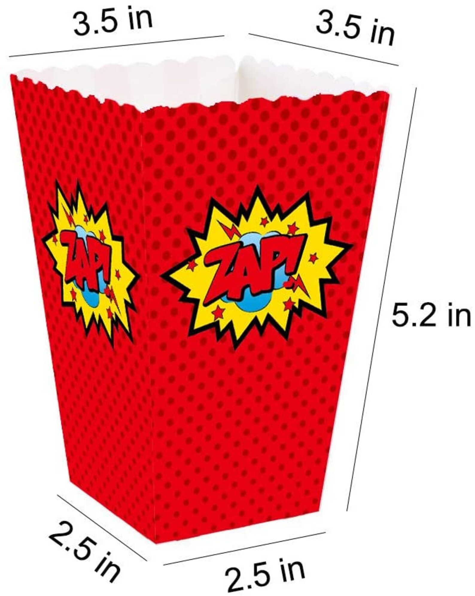 Superhero Popcorn Container Superhero Birthday Superhero - Etsy