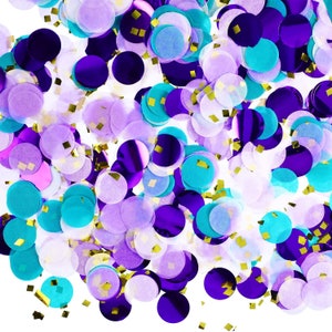 Mermaid Party Tissue Confetti Dots Under the Sea Party Decorations ...