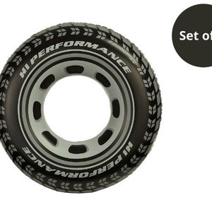 Race Car Tire Party Inflatable Race Car Birthday Decorations - Etsy