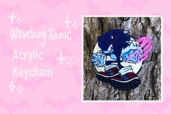 Sonic Unleashed Werehog Acrylic Keychain Double Sided - Etsy