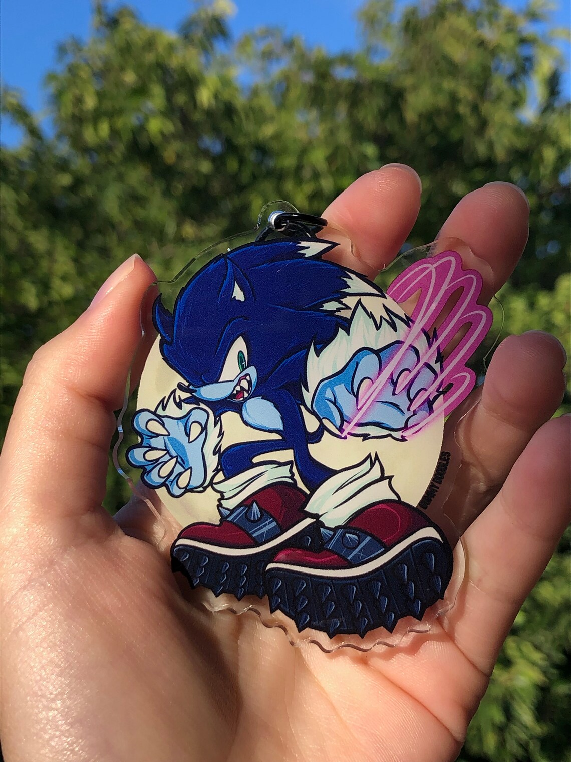Sonic Unleashed Werehog Acrylic Keychain Double Sided - Etsy