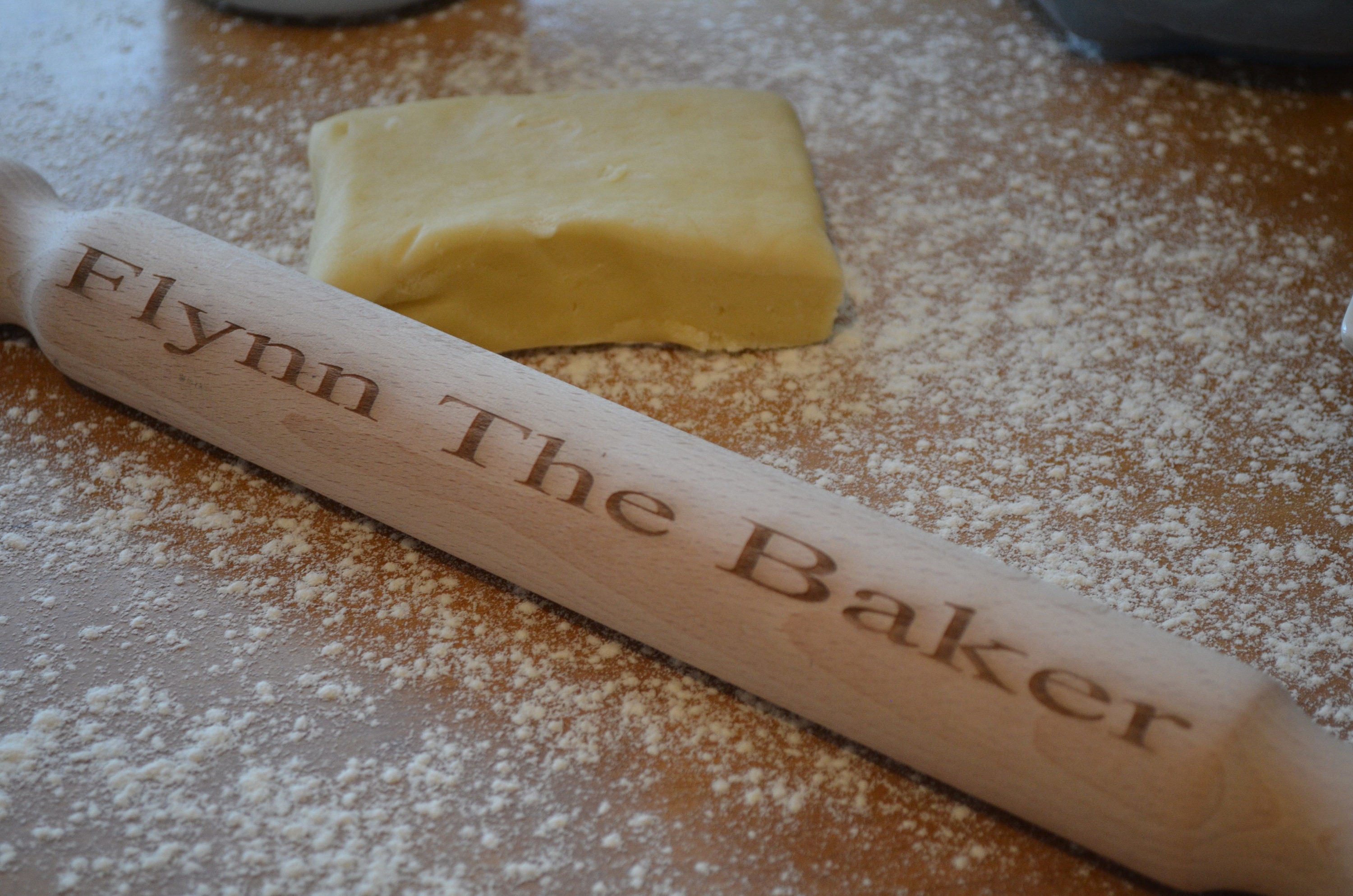 Personalised Rolling Pin Large Wooden Rolling Pin Baking | Etsy UK