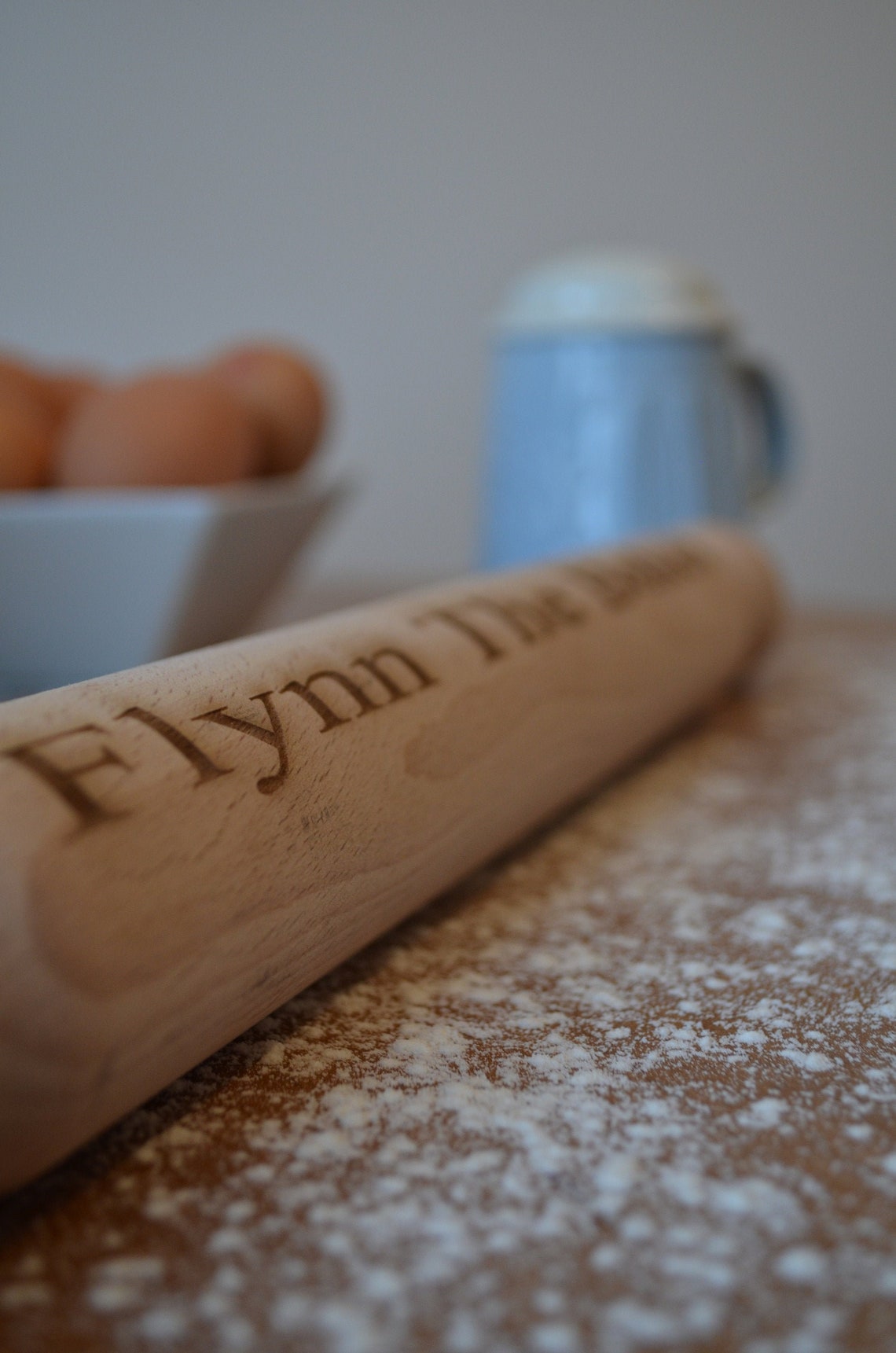 Personalised Rolling Pin Large Wooden Rolling Pin Baking | Etsy