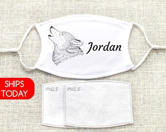 Wolf Face Mask | Etsy