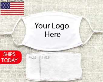 Business Logo Mask | Etsy