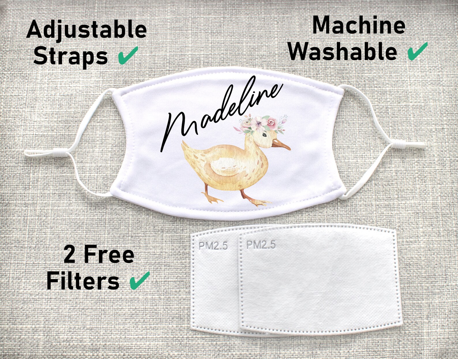 Duck face Mask Adults Duck Mask with Filter Duck Mask for | Etsy