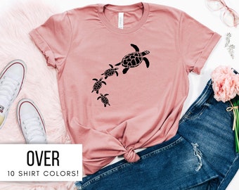 Sea Turtle Tshirt | Etsy