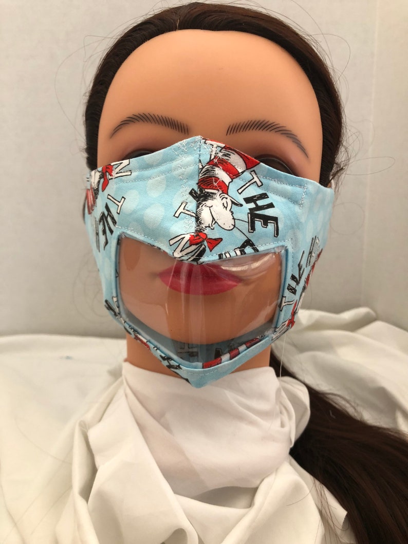 Clear Window Face Mask - Etsy