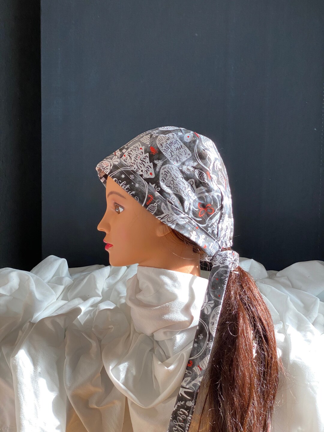 Unisex Scrub Cap- Grandma's Christmas Kitchen - Etsy