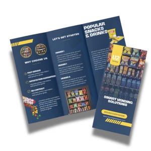 Editable Trifold Vending Machine Business Trifold Brochure Template ...